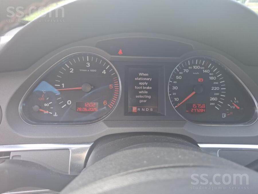 Pelēks Audi A6 2005 Tukums, ar dzinēja tilpumu 3.00 L un nobraukumu 277 tūkst. km par 2800 €, foto 8 vietnē AUTOMOTO.COM.LV