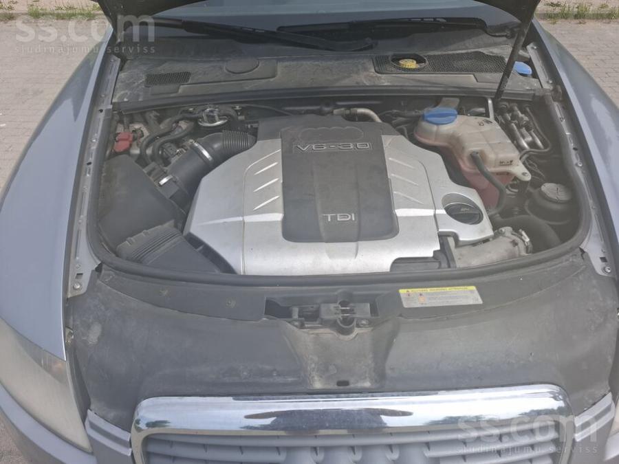 Pelēks Audi A6 2005 Tukums, ar dzinēja tilpumu 3.00 L un nobraukumu 277 tūkst. km par 2800 €, foto 12 vietnē AUTOMOTO.COM.LV