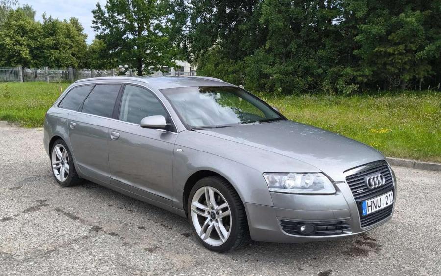 Grey Audi A6 2005 in Kaunas, with an engine capacity of 2.97 L and mileage of 315 thousand km for 1890 €, photo 6 on AUTOMOTO.COM.LV