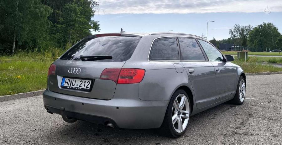 Grey Audi A6 2005 in Kaunas, with an engine capacity of 2.97 L and mileage of 315 thousand km for 1890 €, photo 10 on AUTOMOTO.COM.LV