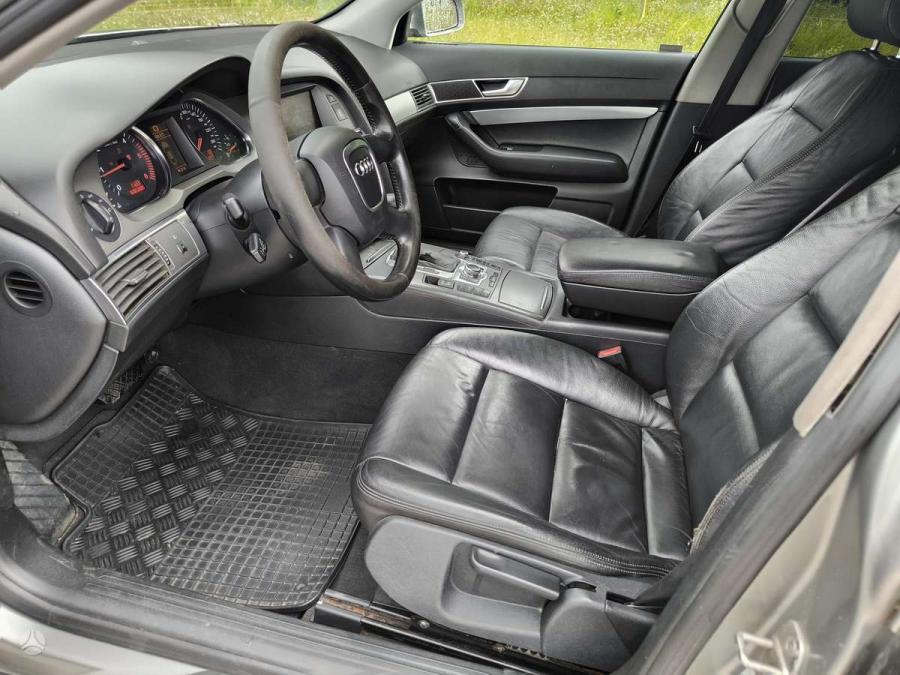 Grey Audi A6 2005 in Kaunas, with an engine capacity of 2.97 L and mileage of 315 thousand km for 1890 €, photo 13 on AUTOMOTO.COM.LV