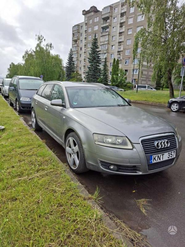 Pelēks Audi A6 2005 Kauņa, ar dzinēja tilpumu 2.70 L un nobraukumu 447 tūkst. km par 1800 €, foto 3 vietnē AUTOMOTO.COM.LV