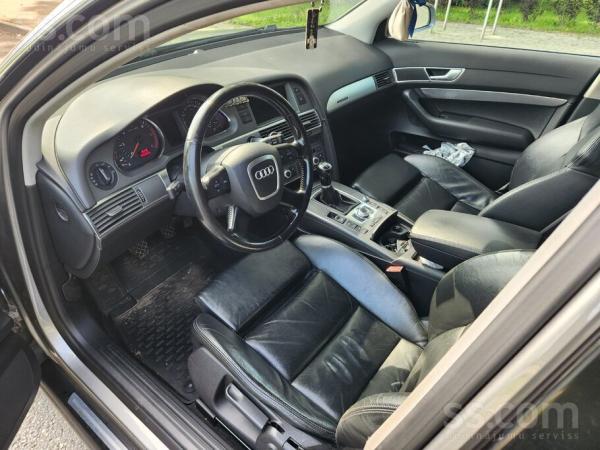 Grey Audi A6 2005 in Jelgava, with an engine capacity of 3.00 L and mileage of 335 thousand km for 3500 €, photo 6 on AUTOMOTO.COM.LV