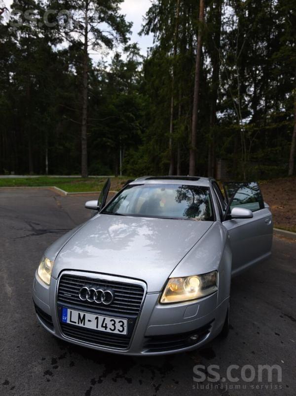 Grey Audi A6 2005 in Riga, with an engine capacity of 3.00 L and mileage of 423 thousand km for 3600 €, photo 1 on AUTOMOTO.COM.LV