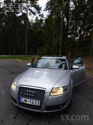 Grey Audi A6 2005 in Riga, with an engine capacity of 3.00 L and mileage of 423 thousand km for 3600 €, photo  on AUTOMOTO.COM.LV