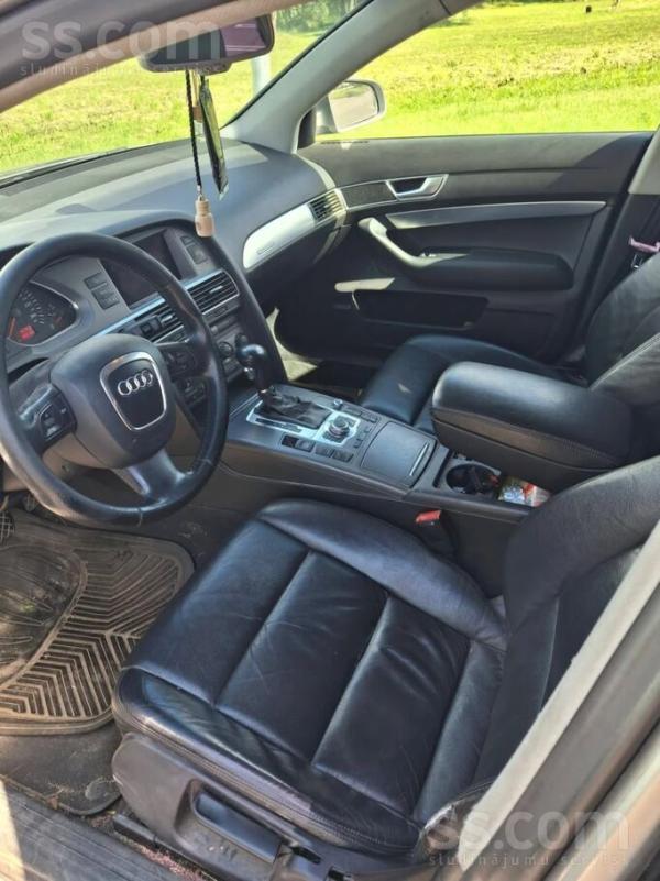 Grey Audi A6 2005 in Valmiera, with an engine capacity of 3.00 L and mileage of 360 thousand km for 2800 €, photo 7 on AUTOMOTO.COM.LV