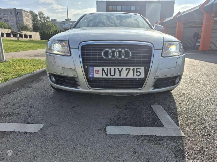 Pelēks Audi A6 2005 Kauņa, ar dzinēja tilpumu 2.97 L un nobraukumu 451 tūkst. km par 2000 €, foto 1 vietnē AUTOMOTO.COM.LV
