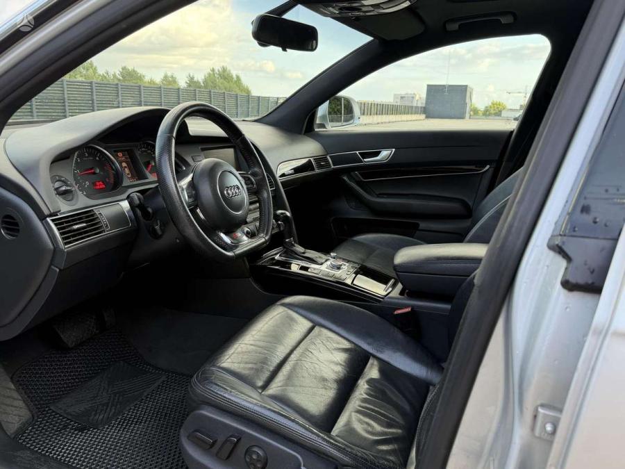 Pelēks Audi A6 2005 Viļņa, ar dzinēja tilpumu 3.00 L un nobraukumu 345 tūkst. km par 3400 €, foto 16 vietnē AUTOMOTO.COM.LV