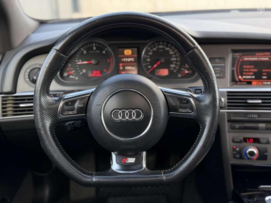 Pelēks Audi A6 2005 Viļņa, ar dzinēja tilpumu 3.00 L un nobraukumu 345 tūkst. km par 3400 €, foto 19 vietnē AUTOMOTO.COM.LV