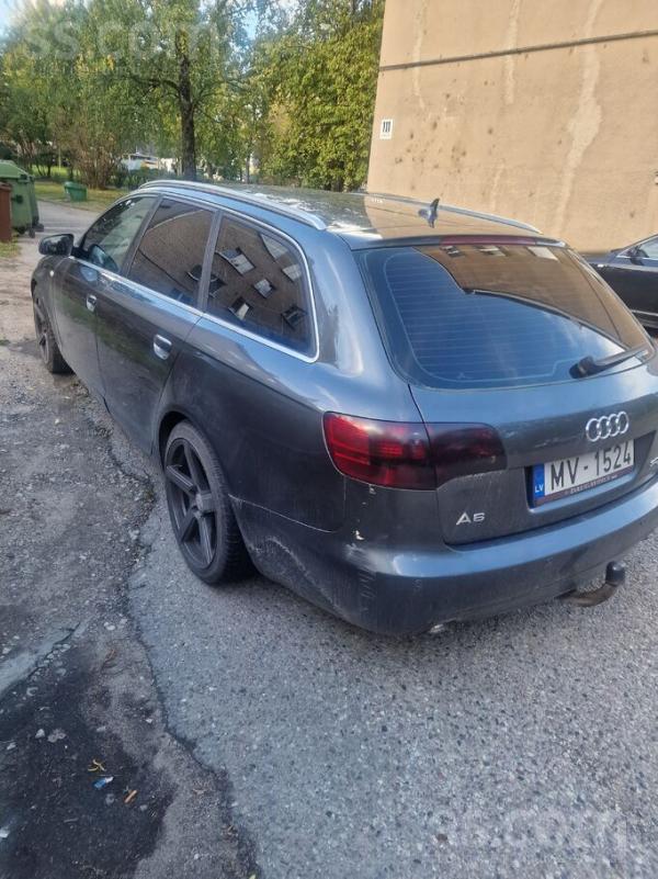 Grey Audi A6 2005 in Daugavpils, with an engine capacity of 3.00 L and mileage of 260 thousand km for 3700 €, photo 4 on AUTOMOTO.COM.LV