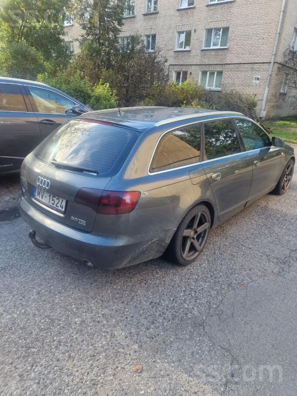 Grey Audi A6 2005 in Daugavpils, with an engine capacity of 3.00 L and mileage of 260 thousand km for 3700 €, photo 6 on AUTOMOTO.COM.LV