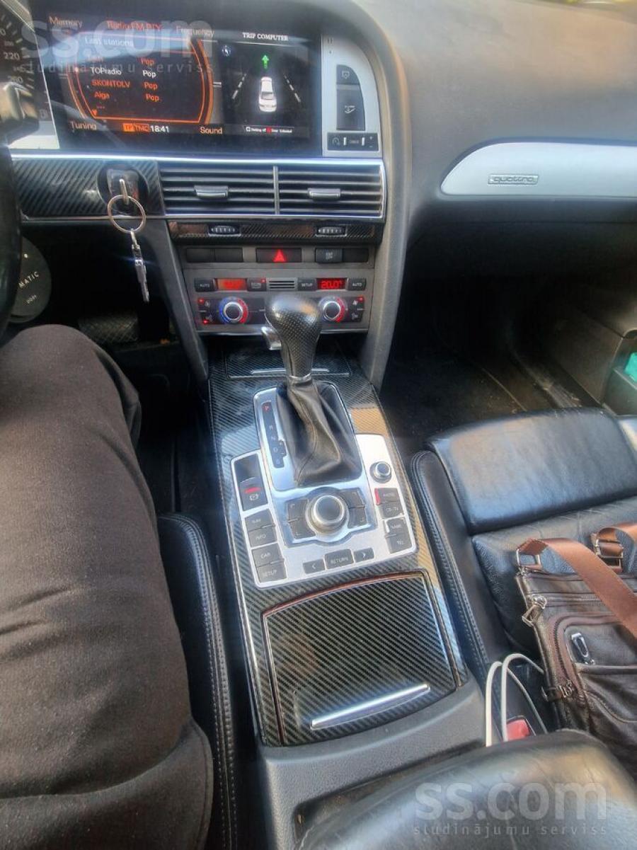 Pelēks Audi A6 2005 Daugavpils, ar dzinēja tilpumu 3.00 L un nobraukumu 260 tūkst. km par 3700 €, foto 12 vietnē AUTOMOTO.COM.LV