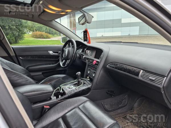 Grey Audi A6 2005 in Dobele, with an engine capacity of 2.70 L and mileage of 479 thousand km for 1750 €, photo 8 on AUTOMOTO.COM.LV