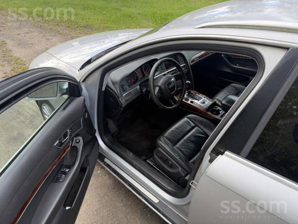 Grey Audi A6 2005 in Bauska, with an engine capacity of 3.00 L and mileage of 431 thousand km for 1700 €, photo 8 on AUTOMOTO.COM.LV