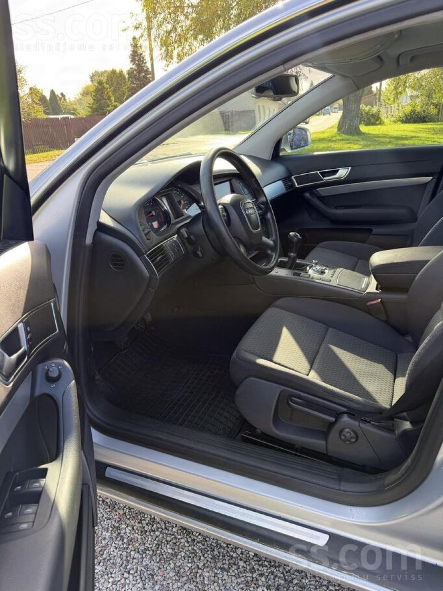 Grey Audi A6 2005 in Ventspils, with an engine capacity of 2.70 L and mileage of 300 thousand km for 2600 €, photo 10 on AUTOMOTO.COM.LV
