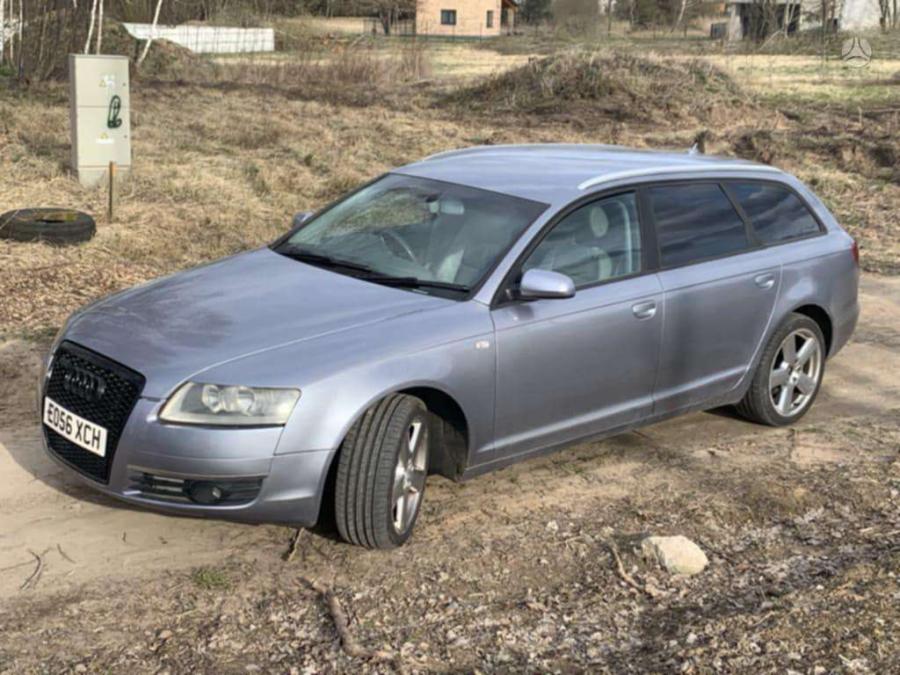 Pelēks Audi A6 2006 Viļņa, ar dzinēja tilpumu 2.70 L un nobraukumu 220 tūkst. km par 1700 €, foto 3 vietnē AUTOMOTO.COM.LV