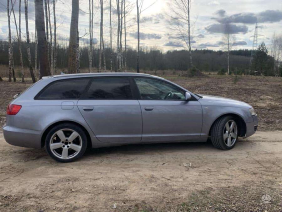 Pelēks Audi A6 2006 Viļņa, ar dzinēja tilpumu 2.70 L un nobraukumu 220 tūkst. km par 1700 €, foto 4 vietnē AUTOMOTO.COM.LV