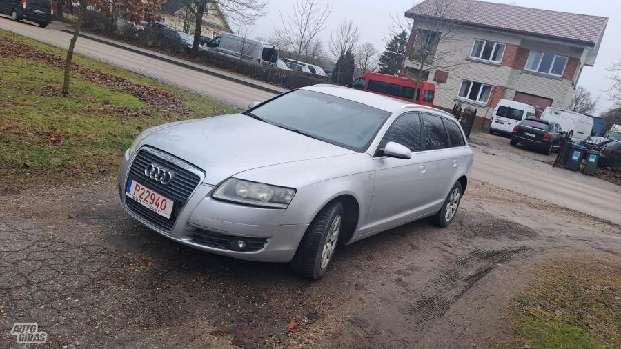 Pelēks Audi A6 2006 Viļņa, ar dzinēja tilpumu 2.70 L un nobraukumu 325 tūkst. km par 2300 €, foto 2 vietnē AUTOMOTO.COM.LV