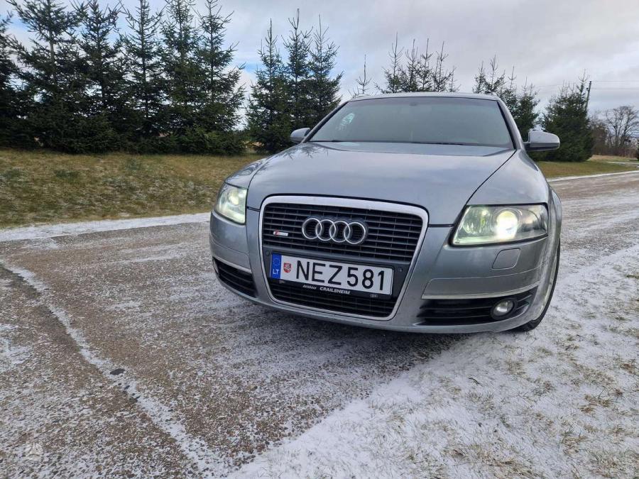 Pelēks Audi A6 2006 Vilkaviškis, ar dzinēja tilpumu 3.00 L un nobraukumu 350 tūkst. km par 3199 €, foto 3 vietnē AUTOMOTO.COM.LV