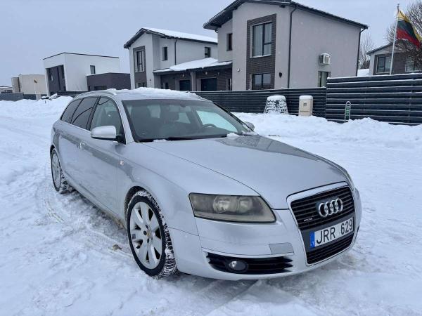 Grey Audi A6 2006 in Vilnius, with an engine capacity of 3.00 L and mileage of 328 thousand km for 3500 €, photo 7 on AUTOMOTO.COM.LV