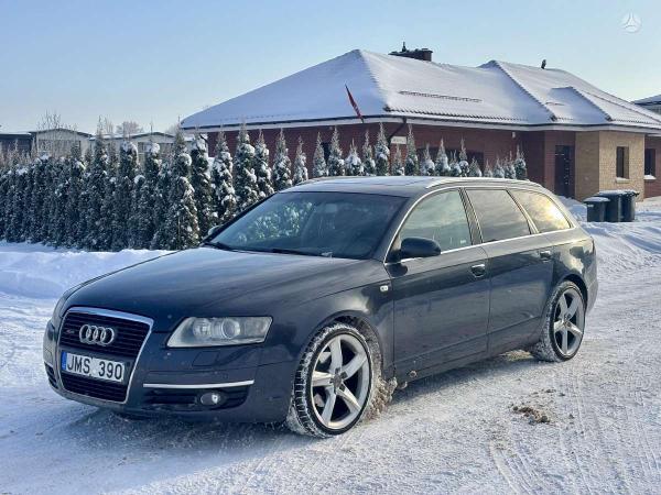 Grey Audi A6 2006 in Vilnius, with an engine capacity of 1.97 L and mileage of 324 thousand km for 2900 €, photo 1 on AUTOMOTO.COM.LV