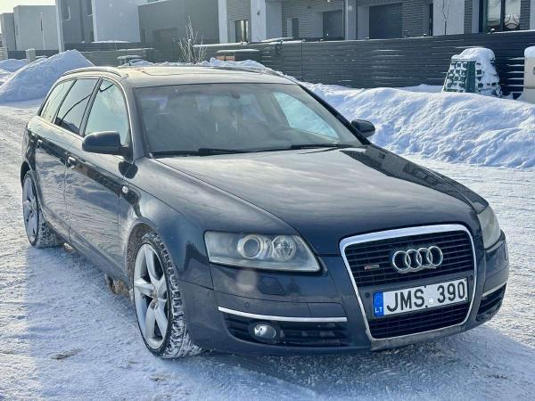 Grey Audi A6 2006 in Vilnius, with an engine capacity of 1.97 L and mileage of 324 thousand km for 2900 €, photo 5 on AUTOMOTO.COM.LV