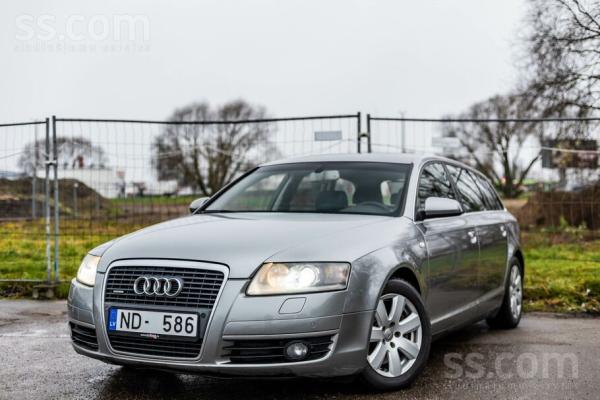 Grey Audi A6 2006 in Riga, with an engine capacity of 2.70 L and mileage of 295 thousand km for 4690 €, photo 1 on AUTOMOTO.COM.LV