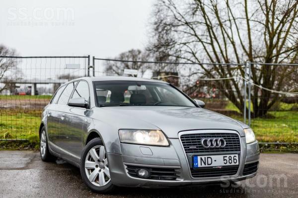 Grey Audi A6 2006 in Riga, with an engine capacity of 2.70 L and mileage of 295 thousand km for 4690 €, photo 2 on AUTOMOTO.COM.LV