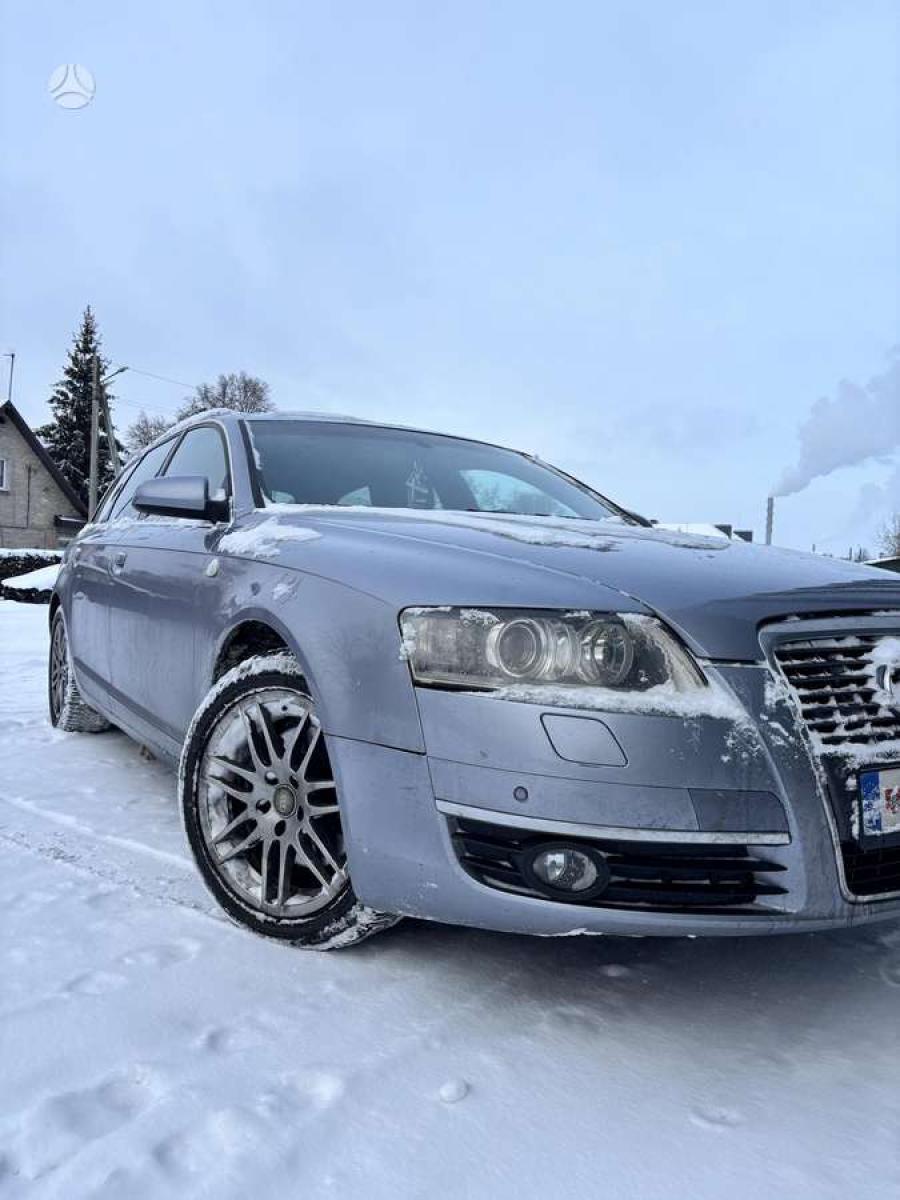 Grey Audi A6 2006 in Kaunas, with an engine capacity of 2.00 L and mileage of 222 thousand km for 3550 €, photo 1 on AUTOMOTO.COM.LV