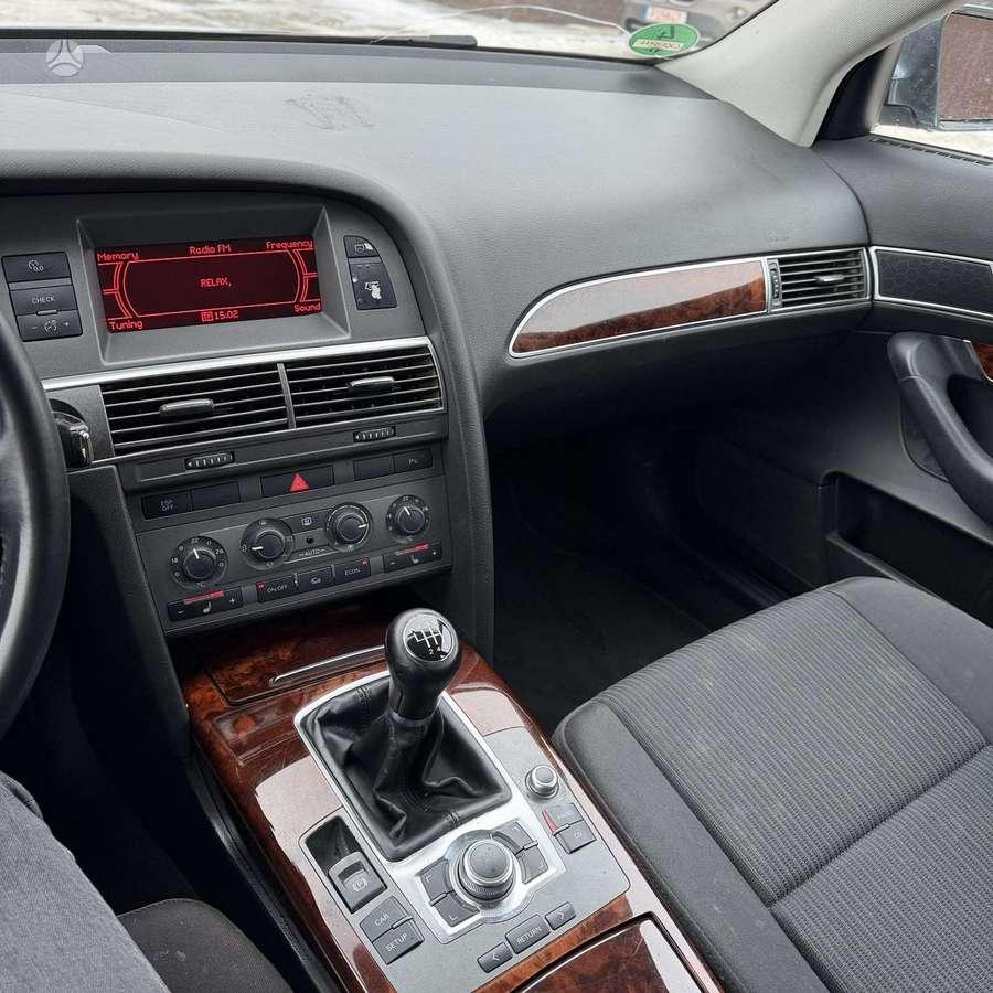 Pelēks Audi A6 2006 Kaišiadorys, ar dzinēja tilpumu 1.97 L un nobraukumu 421 tūkst. km par 2750 €, foto 21 vietnē AUTOMOTO.COM.LV