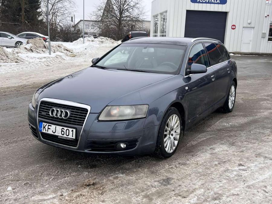 Pelēks Audi A6 2006 Širvintos, ar dzinēja tilpumu 2.97 L un nobraukumu 350 tūkst. km par 1250 €, foto 1 vietnē AUTOMOTO.COM.LV