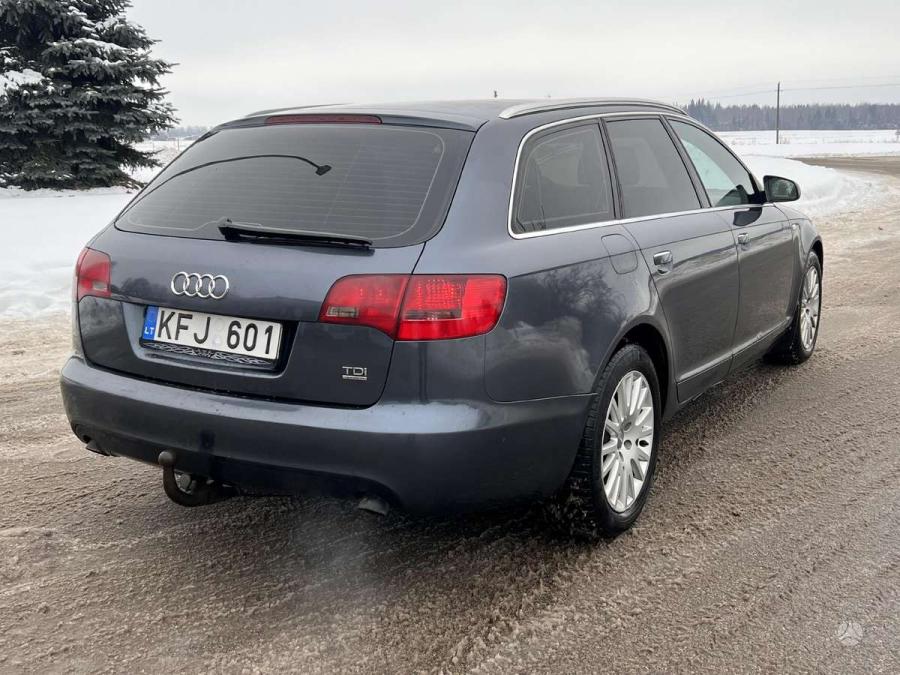 Pelēks Audi A6 2006 Širvintos, ar dzinēja tilpumu 2.97 L un nobraukumu 350 tūkst. km par 1250 €, foto 4 vietnē AUTOMOTO.COM.LV