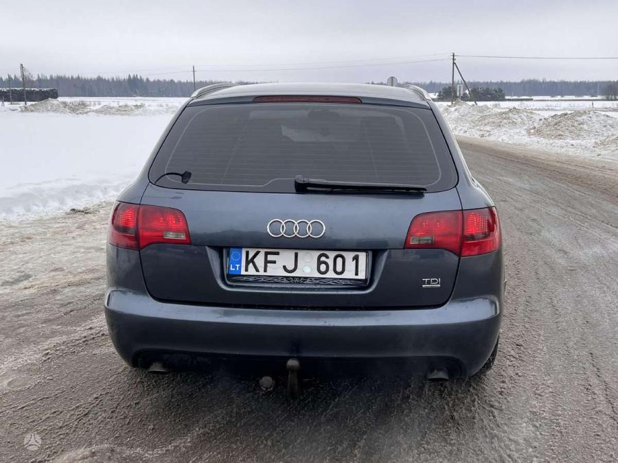 Pelēks Audi A6 2006 Širvintos, ar dzinēja tilpumu 2.97 L un nobraukumu 350 tūkst. km par 1250 €, foto 5 vietnē AUTOMOTO.COM.LV