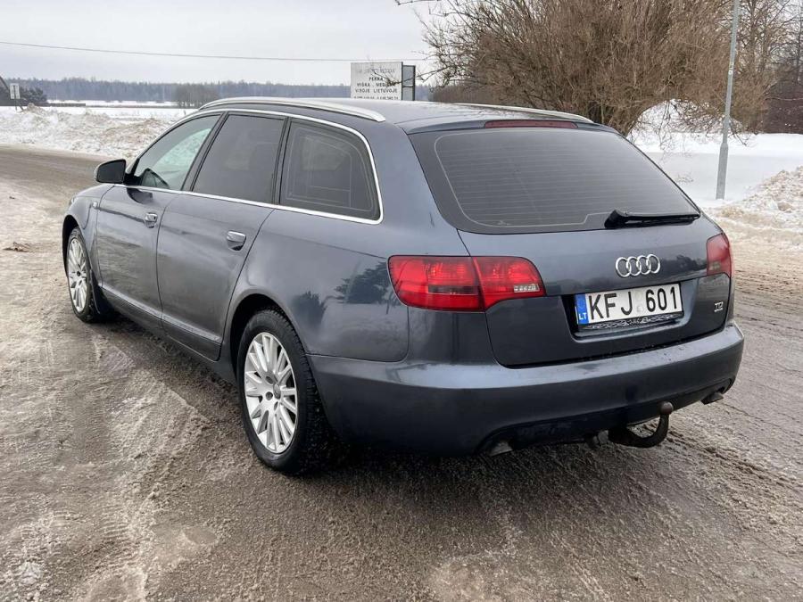 Pelēks Audi A6 2006 Širvintos, ar dzinēja tilpumu 2.97 L un nobraukumu 350 tūkst. km par 1250 €, foto 6 vietnē AUTOMOTO.COM.LV