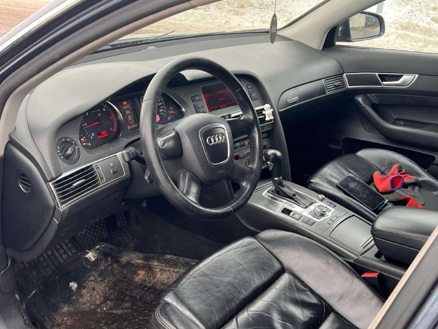Pelēks Audi A6 2006 Širvintos, ar dzinēja tilpumu 2.97 L un nobraukumu 350 tūkst. km par 1250 €, foto 8 vietnē AUTOMOTO.COM.LV