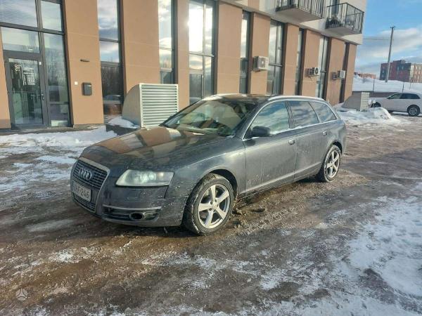 Grey Audi A6 2006 in Vilnius, with an engine capacity of 1.98 L and mileage of 279 thousand km for 2200 €, photo 1 on AUTOMOTO.COM.LV