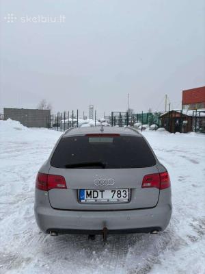 Grey Audi A6 2006 in Mazeikiai, with an engine capacity of 2.70 L and mileage of 317 thousand km for 3000 €, photo 5 on AUTOMOTO.COM.LV