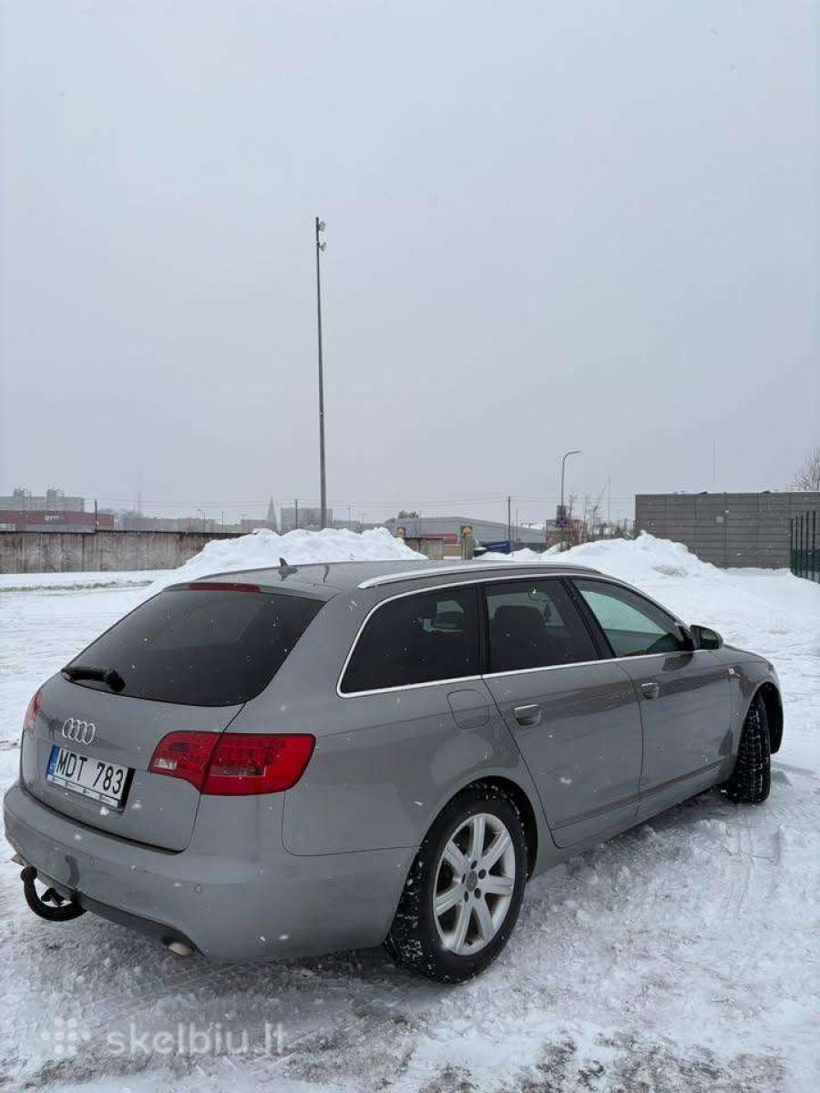 Grey Audi A6 2006 in Mazeikiai, with an engine capacity of 2.70 L and mileage of 317 thousand km for 3000 €, photo 6 on AUTOMOTO.COM.LV