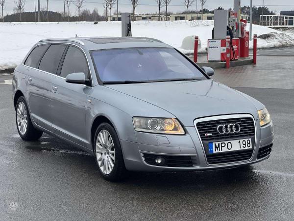 Grey Audi A6 2006 in Vilnius, with an engine capacity of 2.70 L and mileage of 350 thousand km for 2550 €, photo 3 on AUTOMOTO.COM.LV