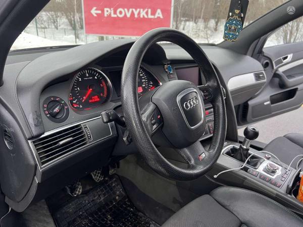 Grey Audi A6 2006 in Vilnius, with an engine capacity of 2.70 L and mileage of 350 thousand km for 2550 €, photo 8 on AUTOMOTO.COM.LV