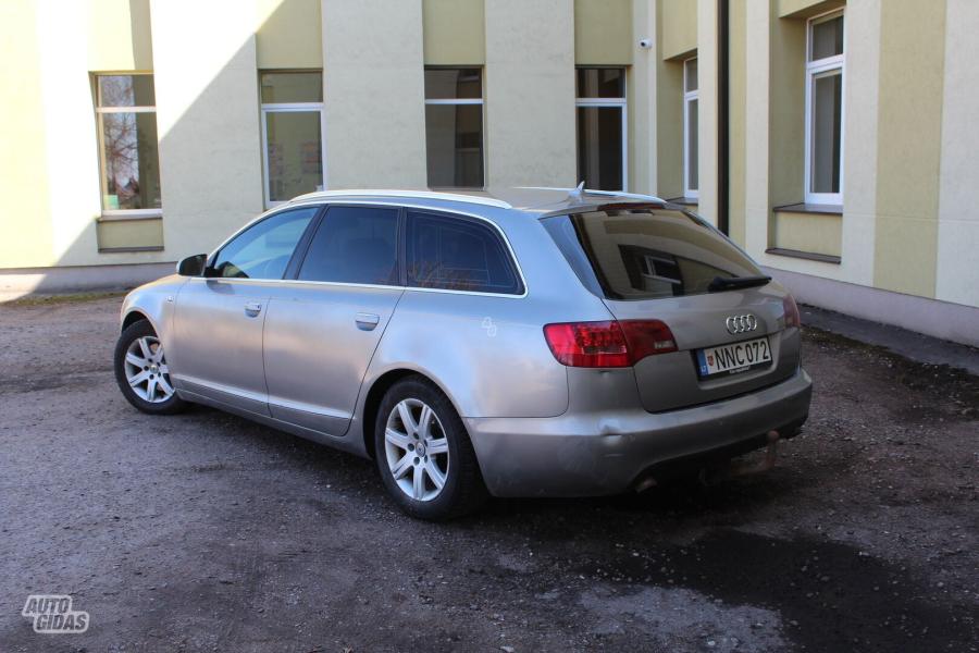 Pelēks Audi A6 2006 Kauņa, ar dzinēja tilpumu 3.00 L un nobraukumu 482 tūkst. km par 1850 €, foto 5 vietnē AUTOMOTO.COM.LV