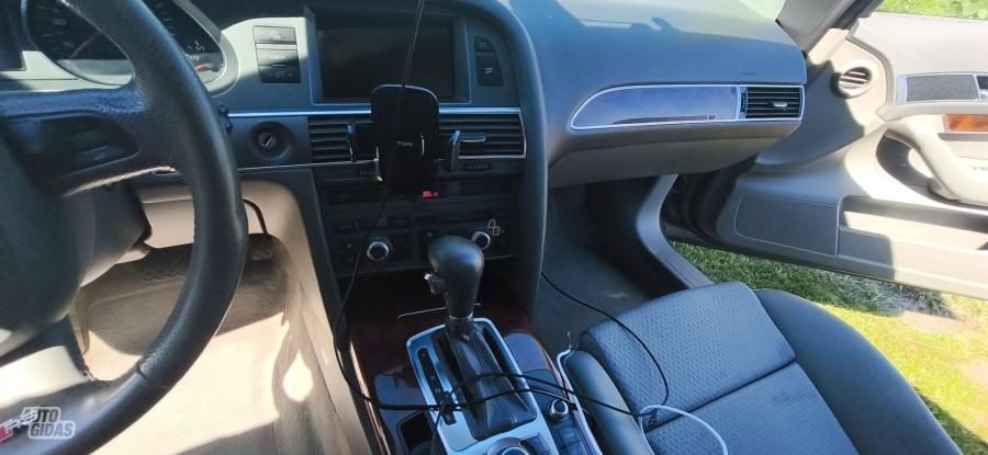 Grey Audi A6 2006 in Panevezys, with an engine capacity of 2.00 L and mileage of 280 thousand km for 3100 €, photo 9 on AUTOMOTO.COM.LV