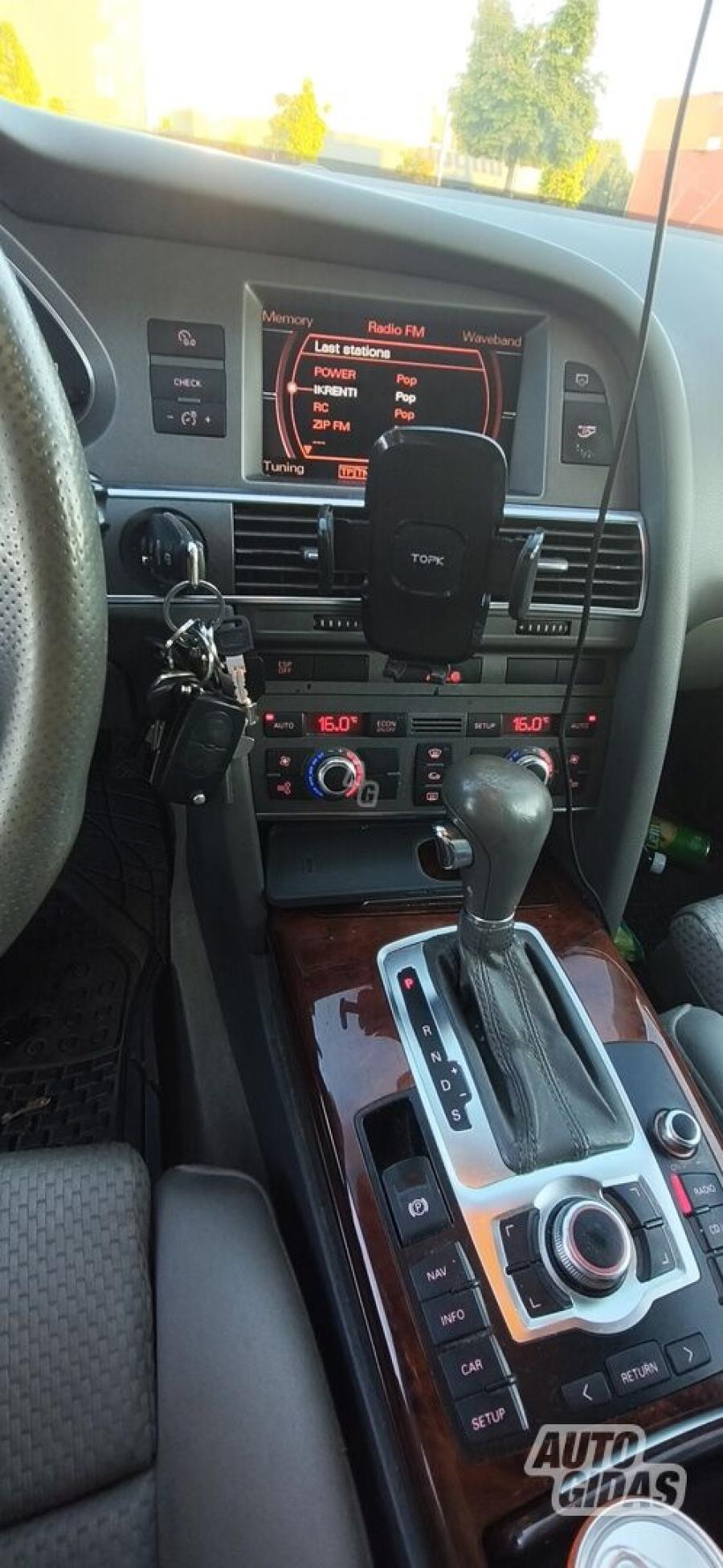 Grey Audi A6 2006 in Panevezys, with an engine capacity of 2.00 L and mileage of 280 thousand km for 3100 €, photo 17 on AUTOMOTO.COM.LV