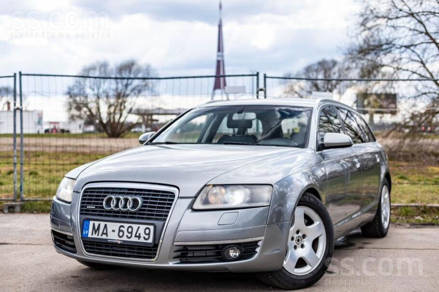 Pelēks Audi A6 2006 Rīga, ar dzinēja tilpumu 3.00 L un nobraukumu 300 tūkst. km par 4790 €, foto 1 vietnē AUTOMOTO.COM.LV