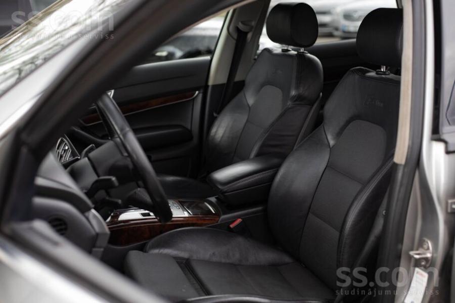 Pelēks Audi A6 2006 Rīga, ar dzinēja tilpumu 3.00 L un nobraukumu 300 tūkst. km par 4790 €, foto 12 vietnē AUTOMOTO.COM.LV