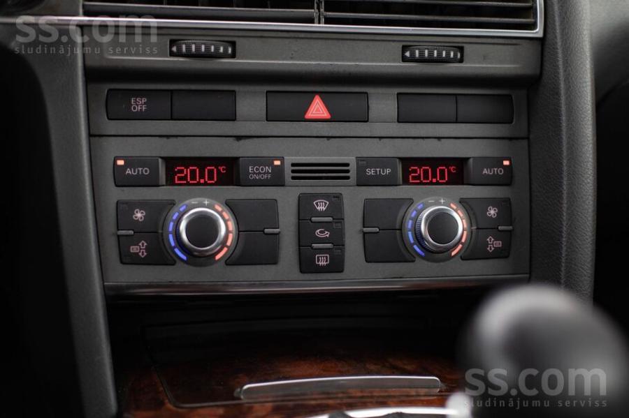 Pelēks Audi A6 2006 Rīga, ar dzinēja tilpumu 3.00 L un nobraukumu 300 tūkst. km par 4790 €, foto 21 vietnē AUTOMOTO.COM.LV