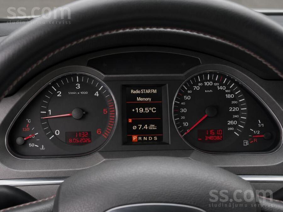 Pelēks Audi A6 2006 Rīga, ar dzinēja tilpumu 3.00 L un nobraukumu 316 tūkst. km par 3690 €, foto 17 vietnē AUTOMOTO.COM.LV