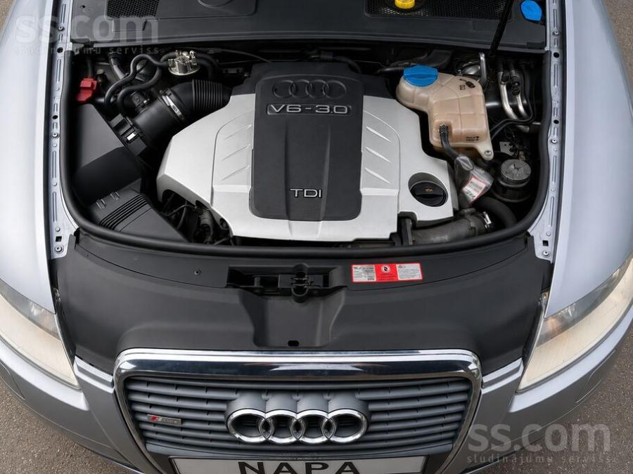 Pelēks Audi A6 2006 Rīga, ar dzinēja tilpumu 3.00 L un nobraukumu 316 tūkst. km par 3690 €, foto 21 vietnē AUTOMOTO.COM.LV