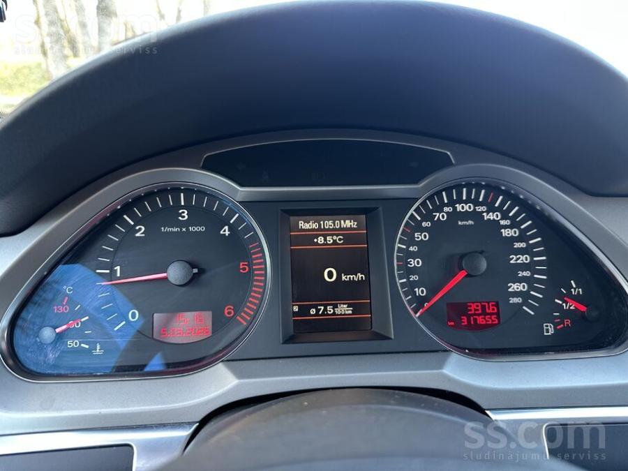 Pelēks Audi A6 2006 Kuldīga, ar dzinēja tilpumu 2.70 L un nobraukumu 318 tūkst. km par 2800 €, foto 7 vietnē AUTOMOTO.COM.LV