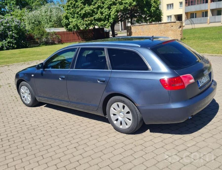 Grey Audi A6 2006 in Liepaja, with an engine capacity of 2.00 L and mileage of 299 thousand km for 1450 €, photo 4 on AUTOMOTO.COM.LV